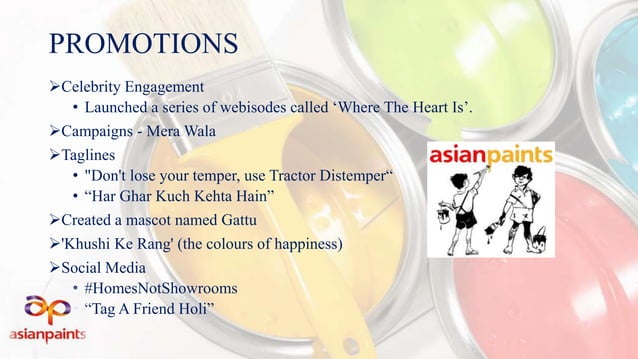 Asian paints Sales and Distribution strategy | PPTX