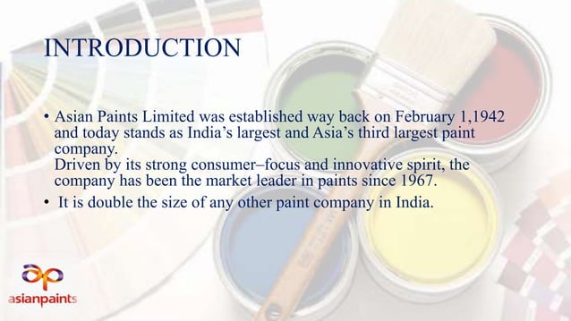 Asian paints Sales and Distribution strategy | PPTX