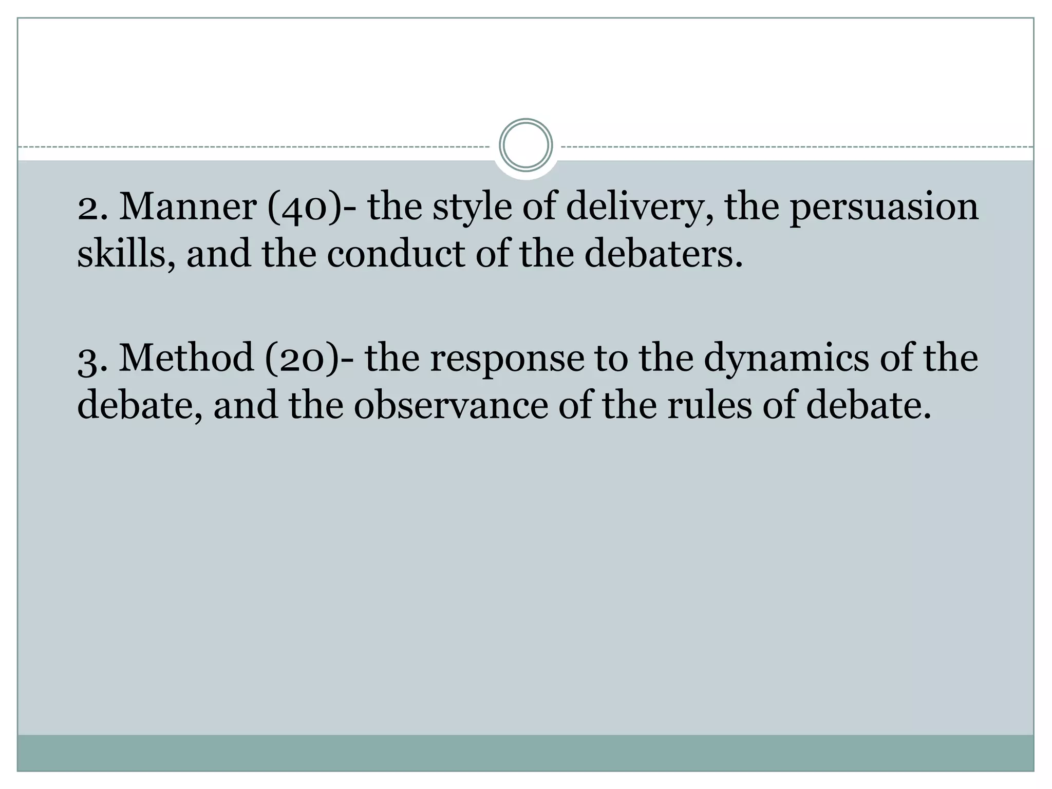 Asian parliamentary debate | PPTX
