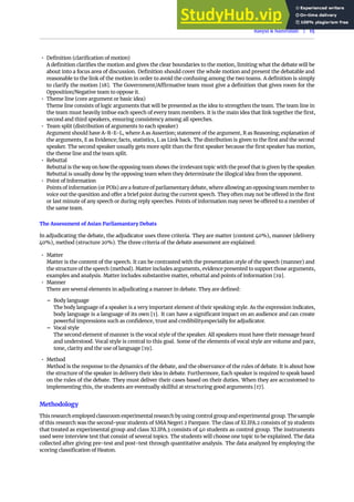 Asian Parliamentary Debate Simulation In EFL Classroom | PDF