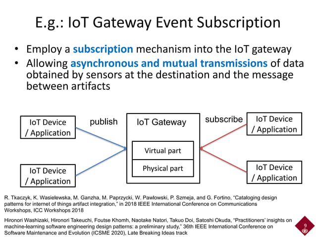 Patterns for New Software Engineering: Machine Learning and IoT Engineering Patterns | PPT