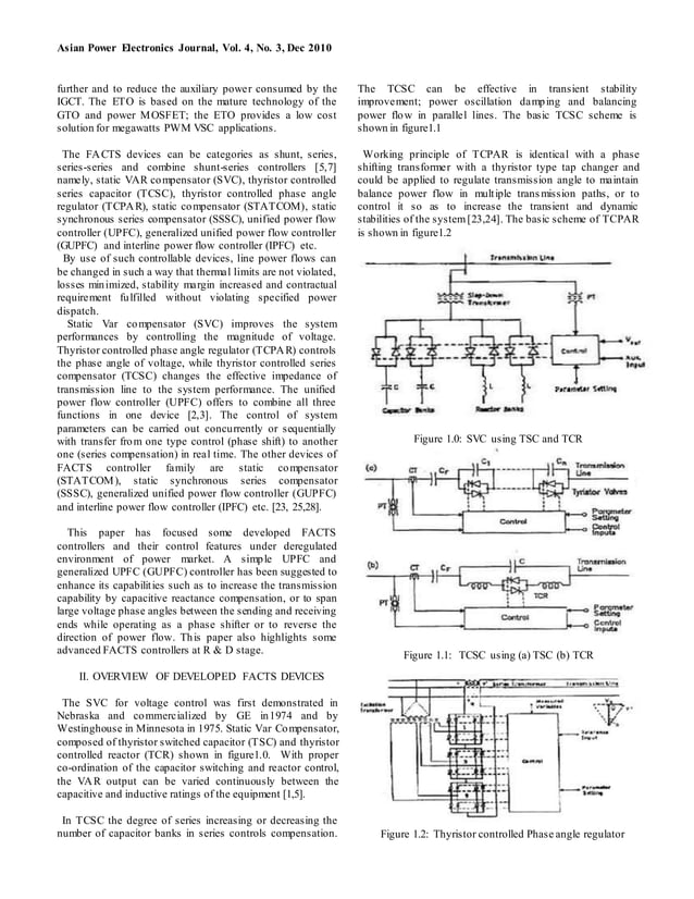 Advanced Power Electronics based FACTS Controllers: An Overview | PDF