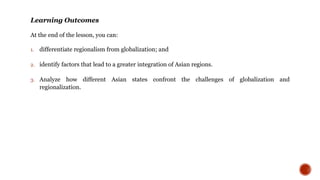 powerpoint presentation about asian regioonalism | PPTX