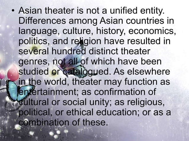 Asian theater Grade 8 Music and Arts | PPTX