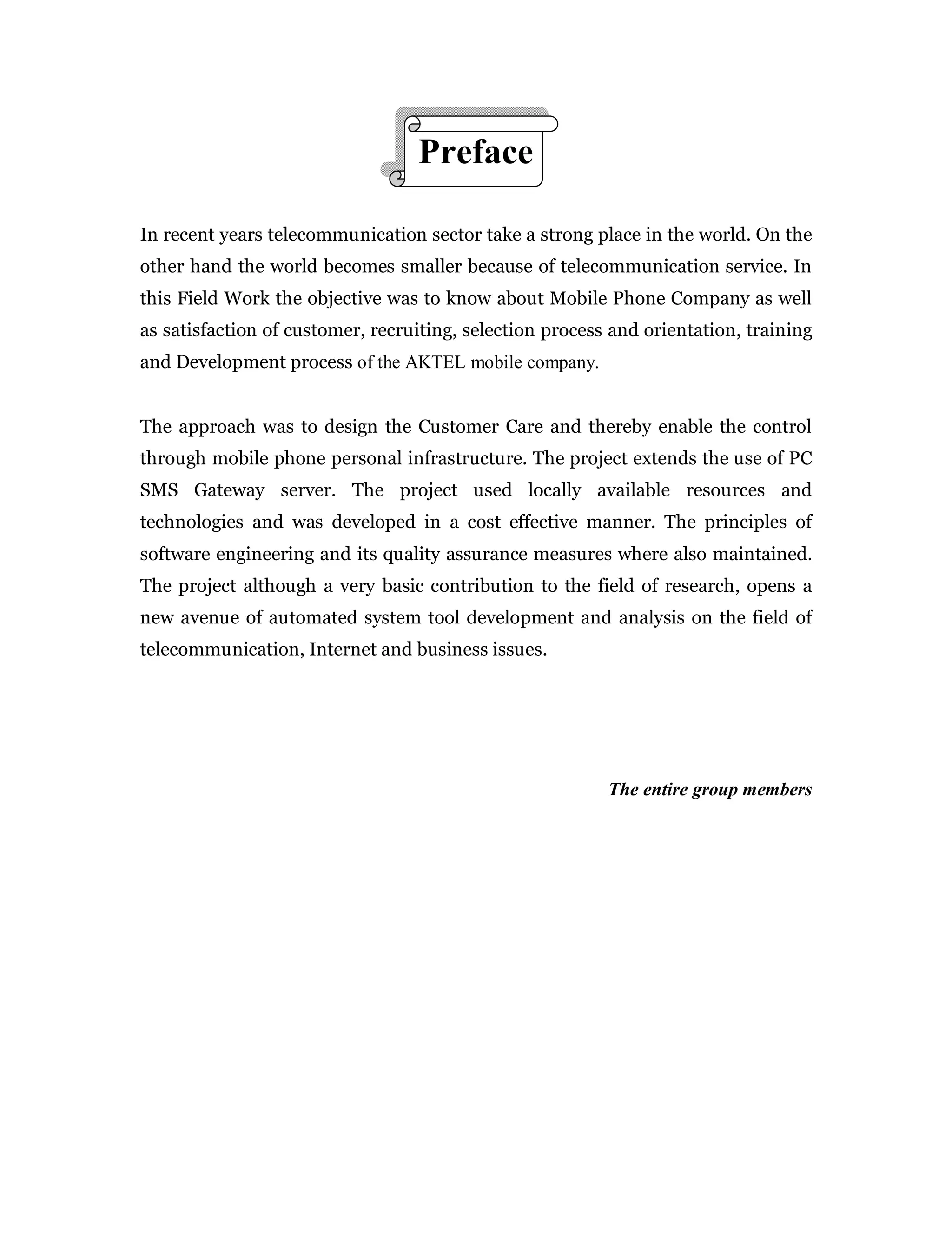 Asian University Of Bangladesh And Aktel | PDF