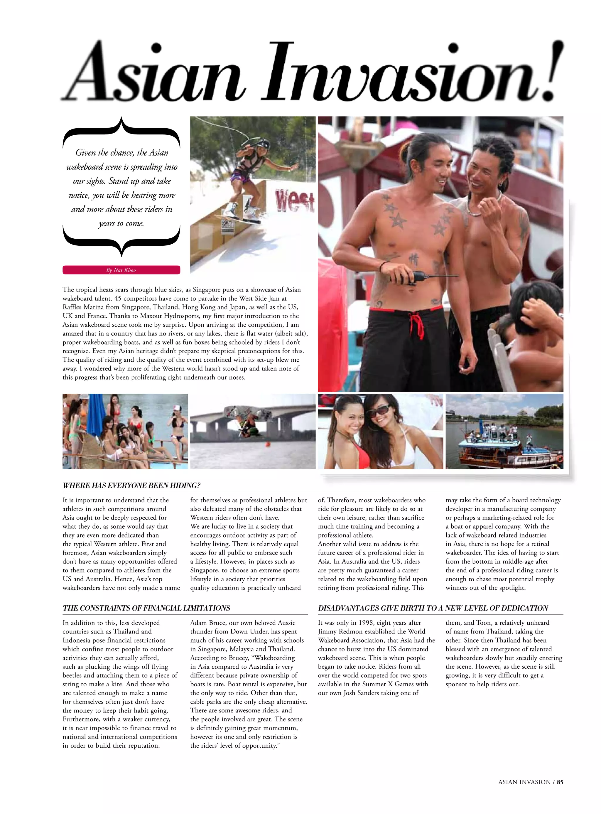 Asian Wakeboard Scene | PDF