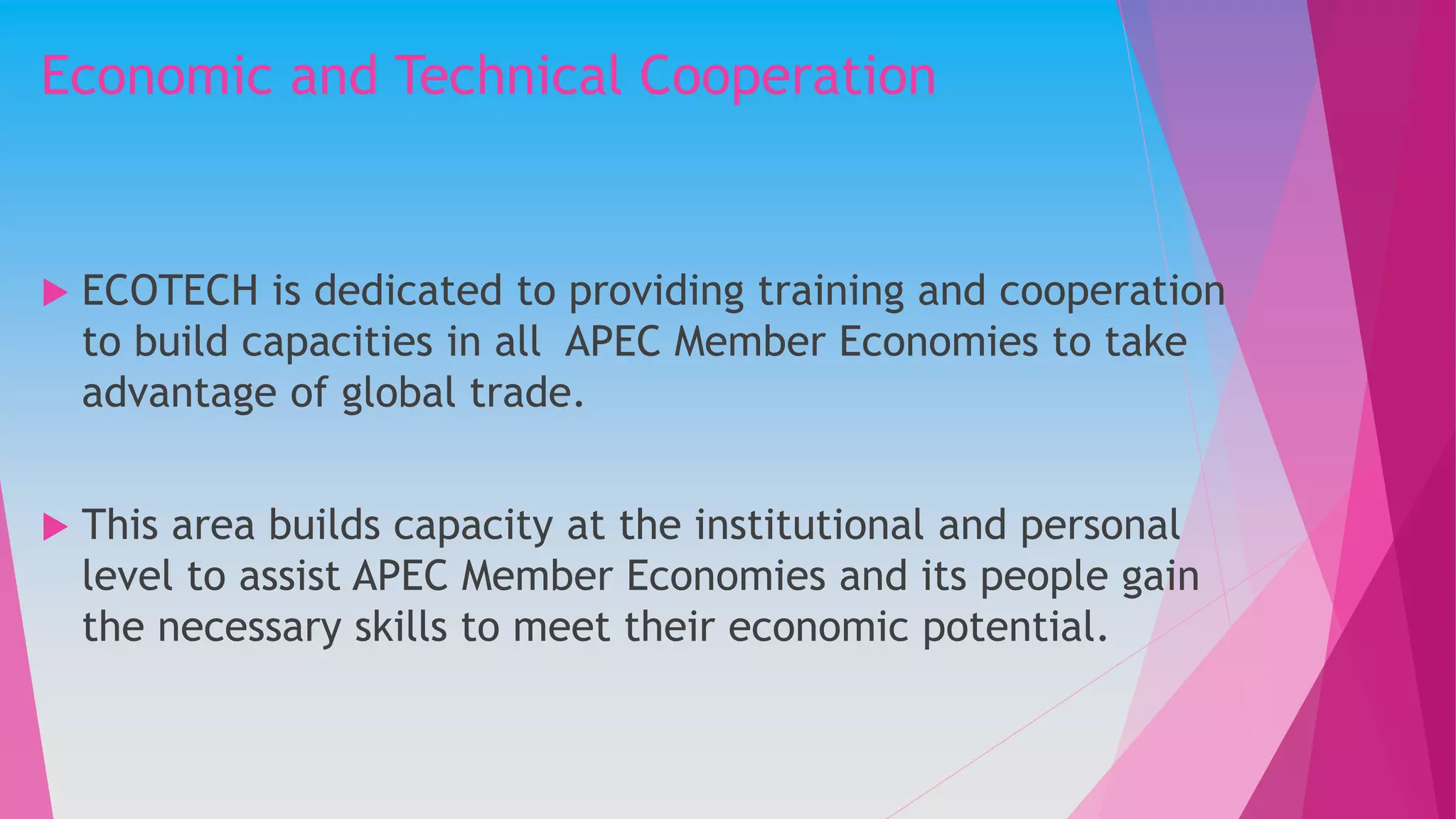 Asia Pacific Economic Cooperation (APEC) | PPTX