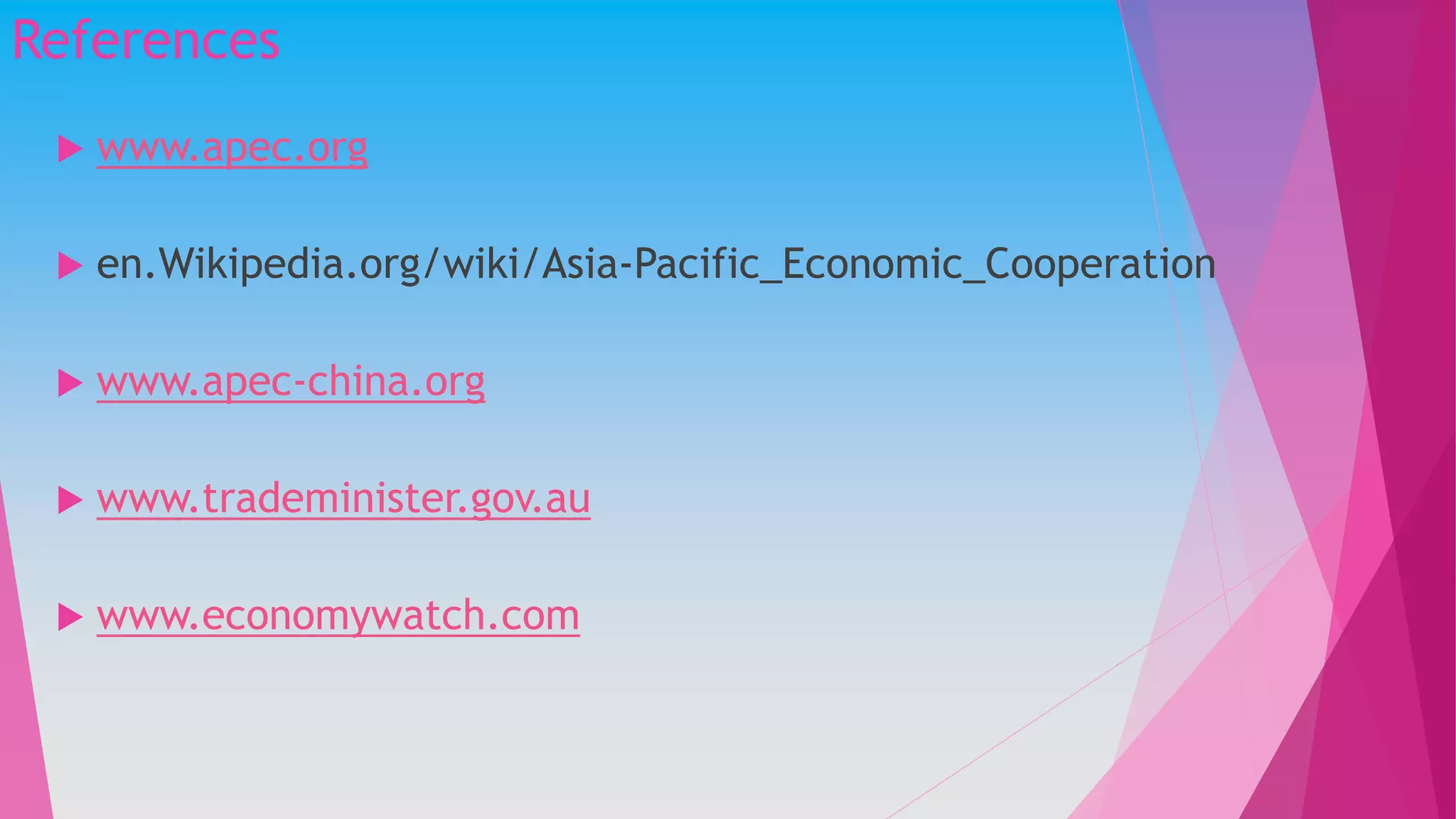 Asia Pacific Economic Cooperation (APEC) | PPTX