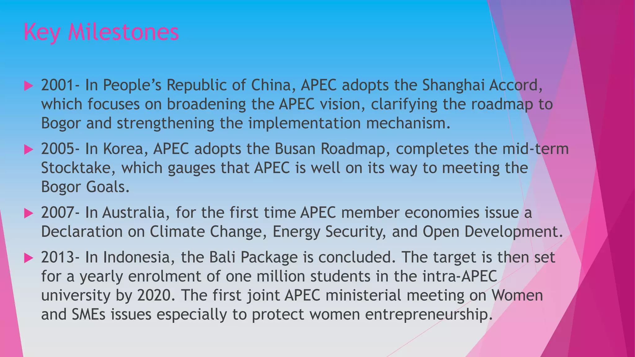 Asia Pacific Economic Cooperation (APEC) | PPTX