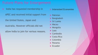 Asia Pacific Economic Cooperation (APEC) | PPTX