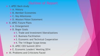 Asia Pacific Economic Cooperation (APEC) | PPTX