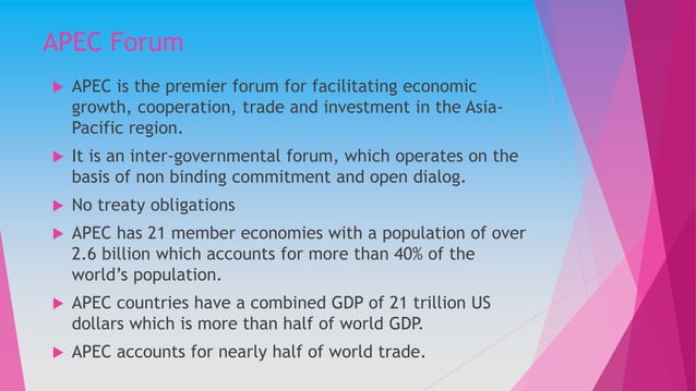 Asia Pacific Economic Cooperation (APEC) | PPTX