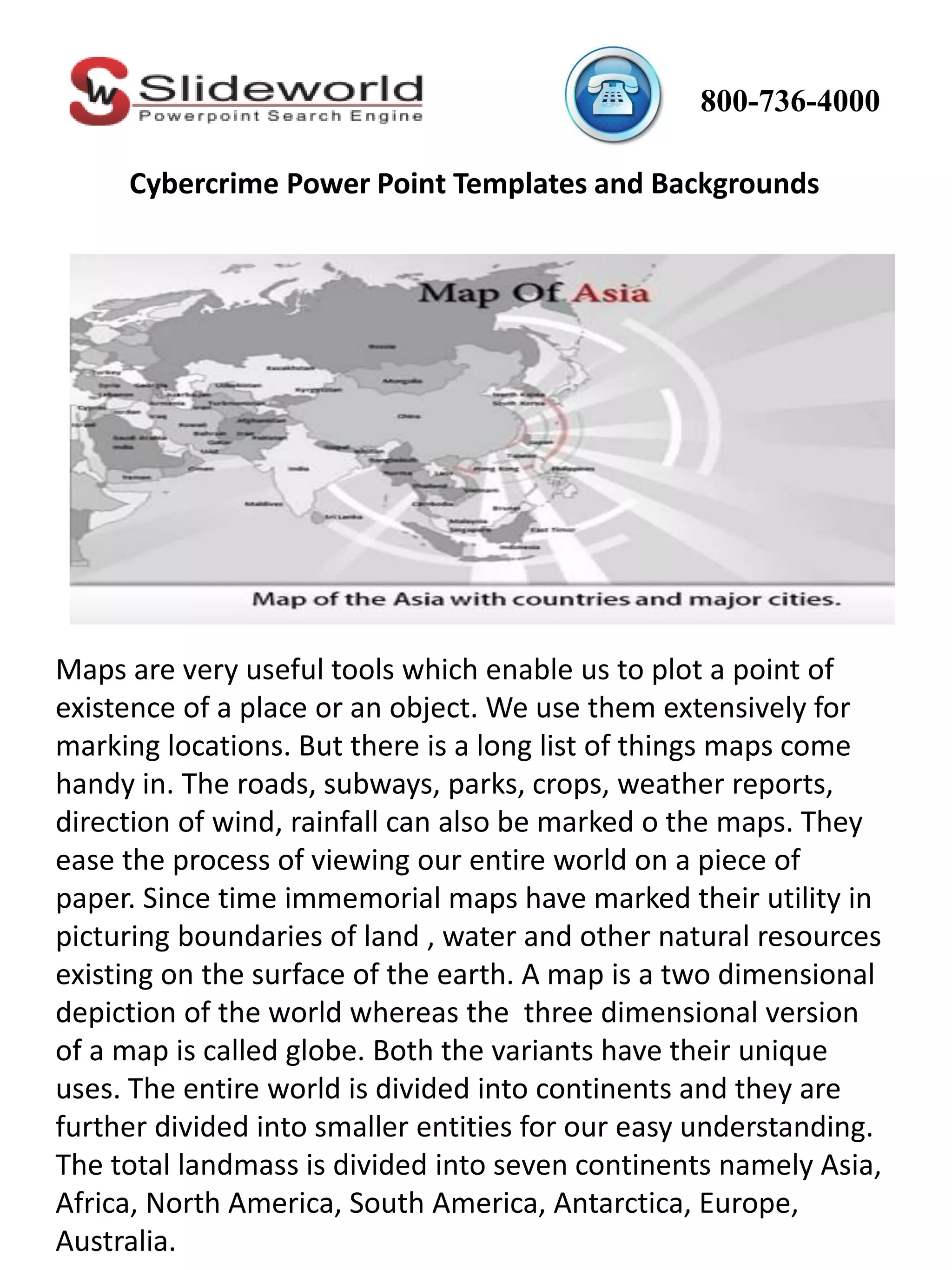 Asia Pacific Map Powerpoint Templates and Background | PDF