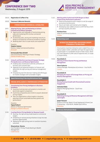 Asia Pricing & Revenue Management Summit 2019 | PDF