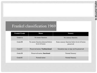 ASIA SCALE FOR SPINAL CORD INJURY ASSESSMENT | PPT