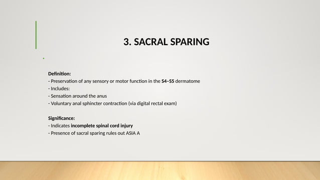 American Spinal Injury Association Impairment Scale -ASIA Scale | PPTX