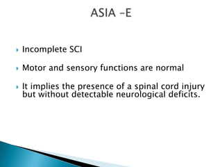Computerised Asia scoring for SCI- Nursing role | PPT