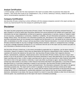 Resus energy divesting stake in Pan Asian Power | PDF | Business ...