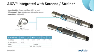 inflow Control AICV for improved oil production recovery | PDF