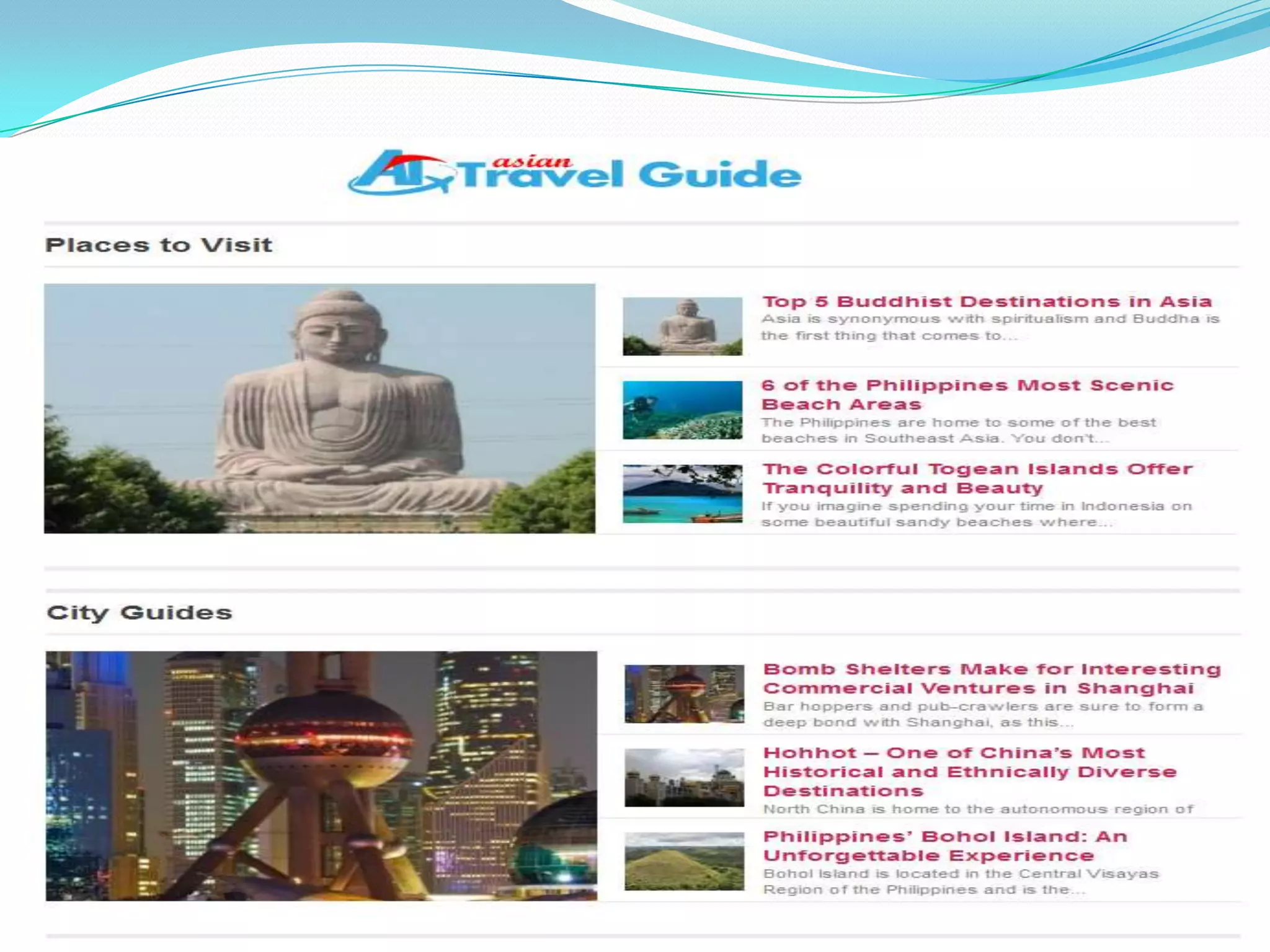 Asia travel guide | PPSX | Asia Travel | Travel Locations