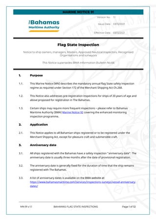 Las Bahamas te ponen a prueba: ¿Estás listo para la inspección anual de ...