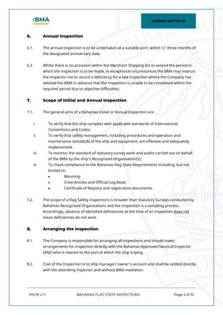 Las Bahamas te ponen a prueba: ¿Estás listo para la inspección anual de ...