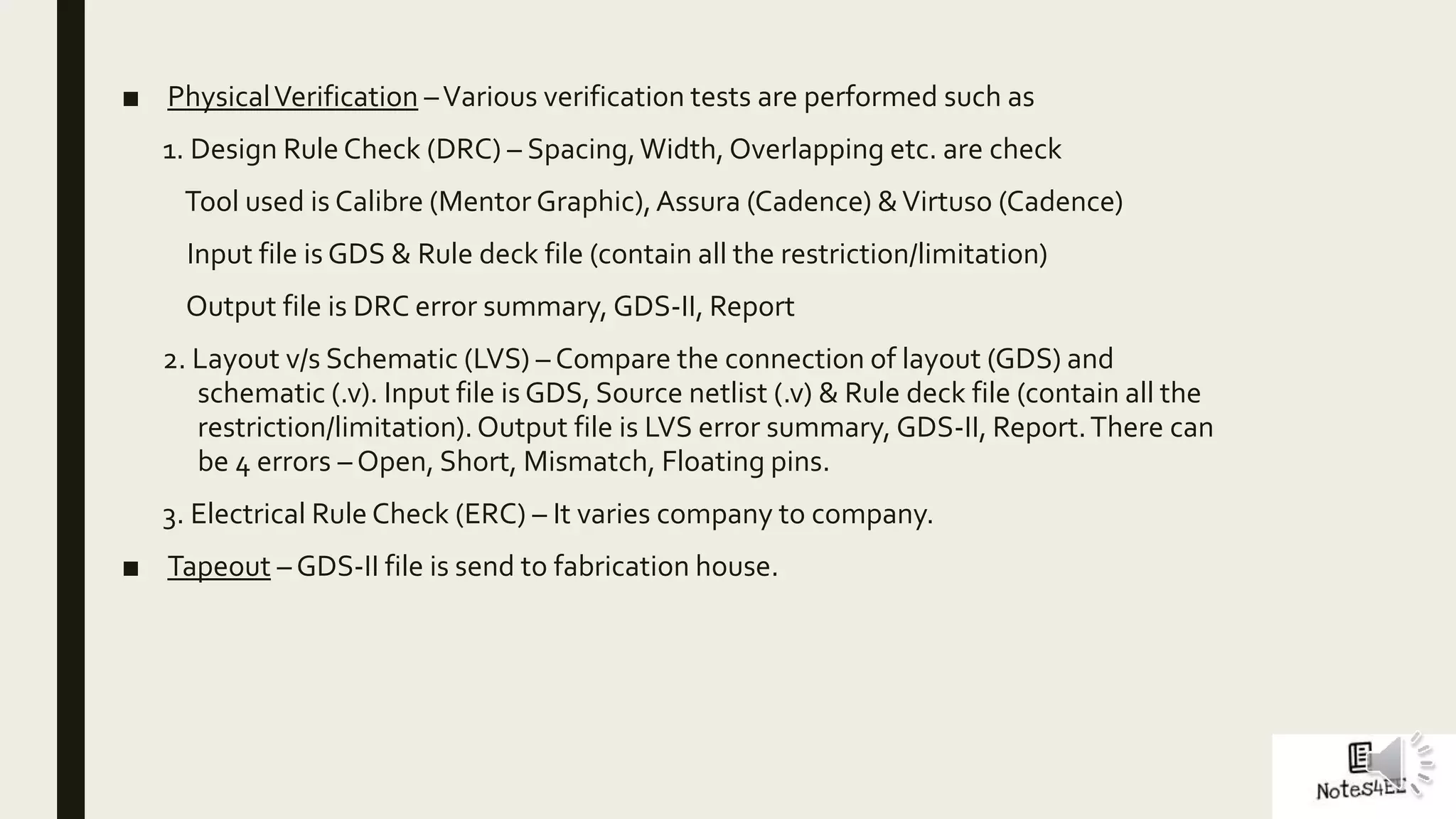 ASIC Design Flow | Physical Design | VLSI | PPTX