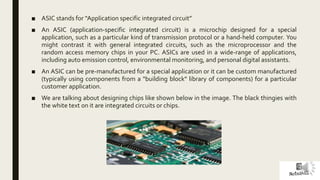 ASIC Design Flow | Physical Design | VLSI | PPTX