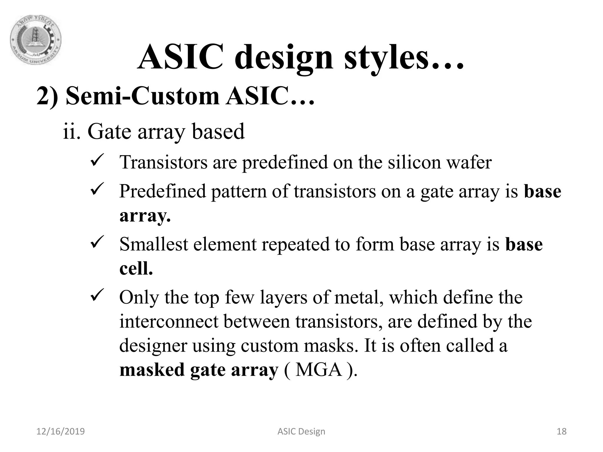 Asic design | PPTX