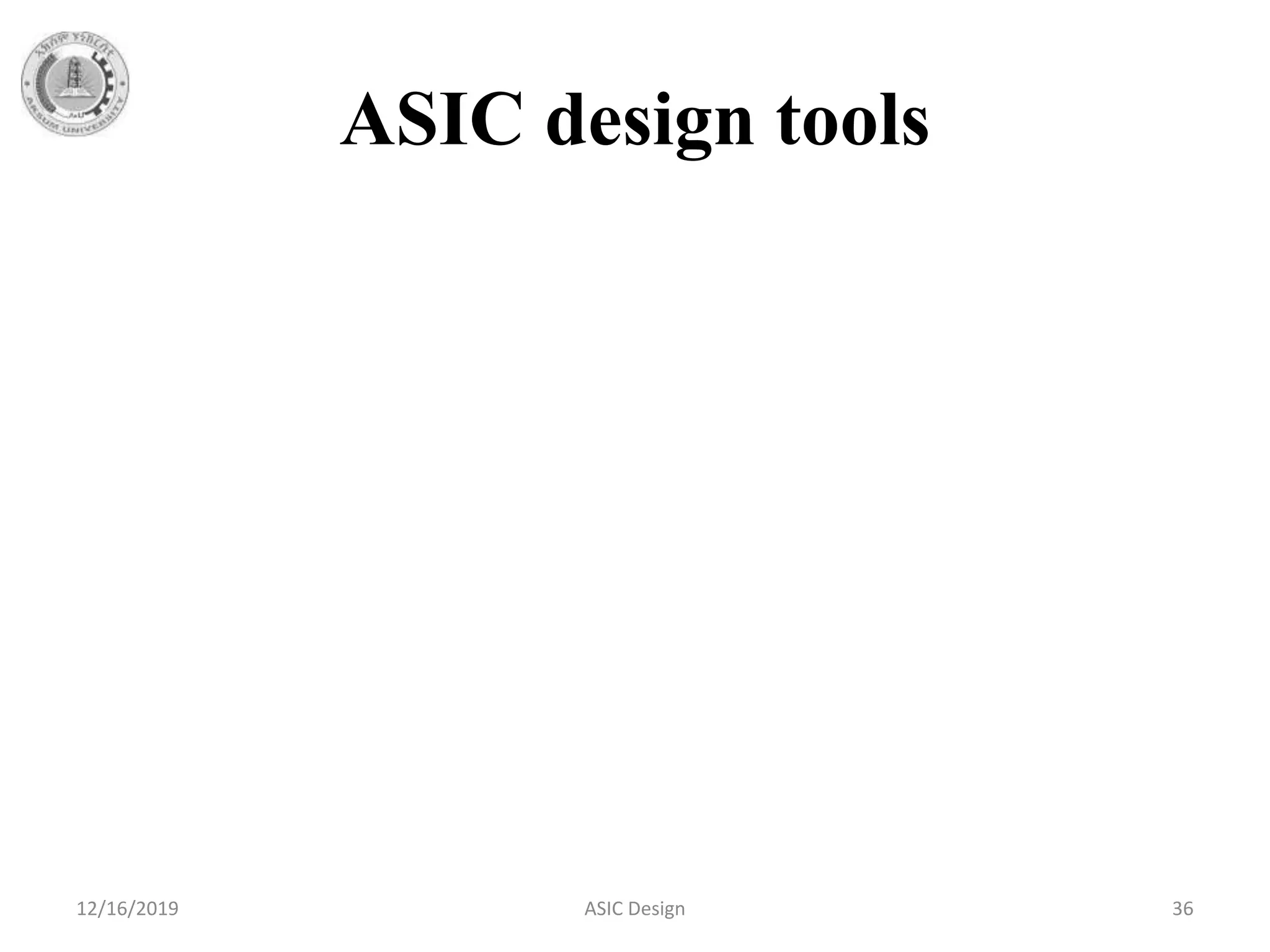 Asic design | PPTX