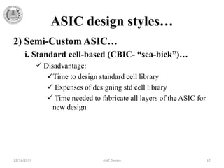 Asic design | PPTX