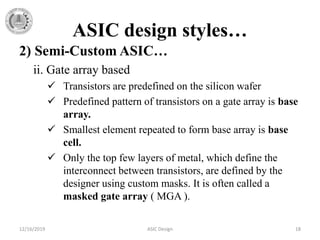 Asic design | PPTX
