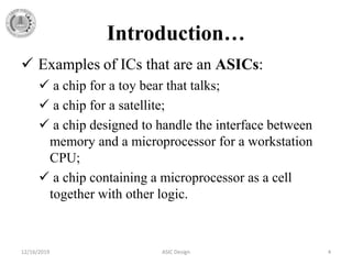Asic design | PPT