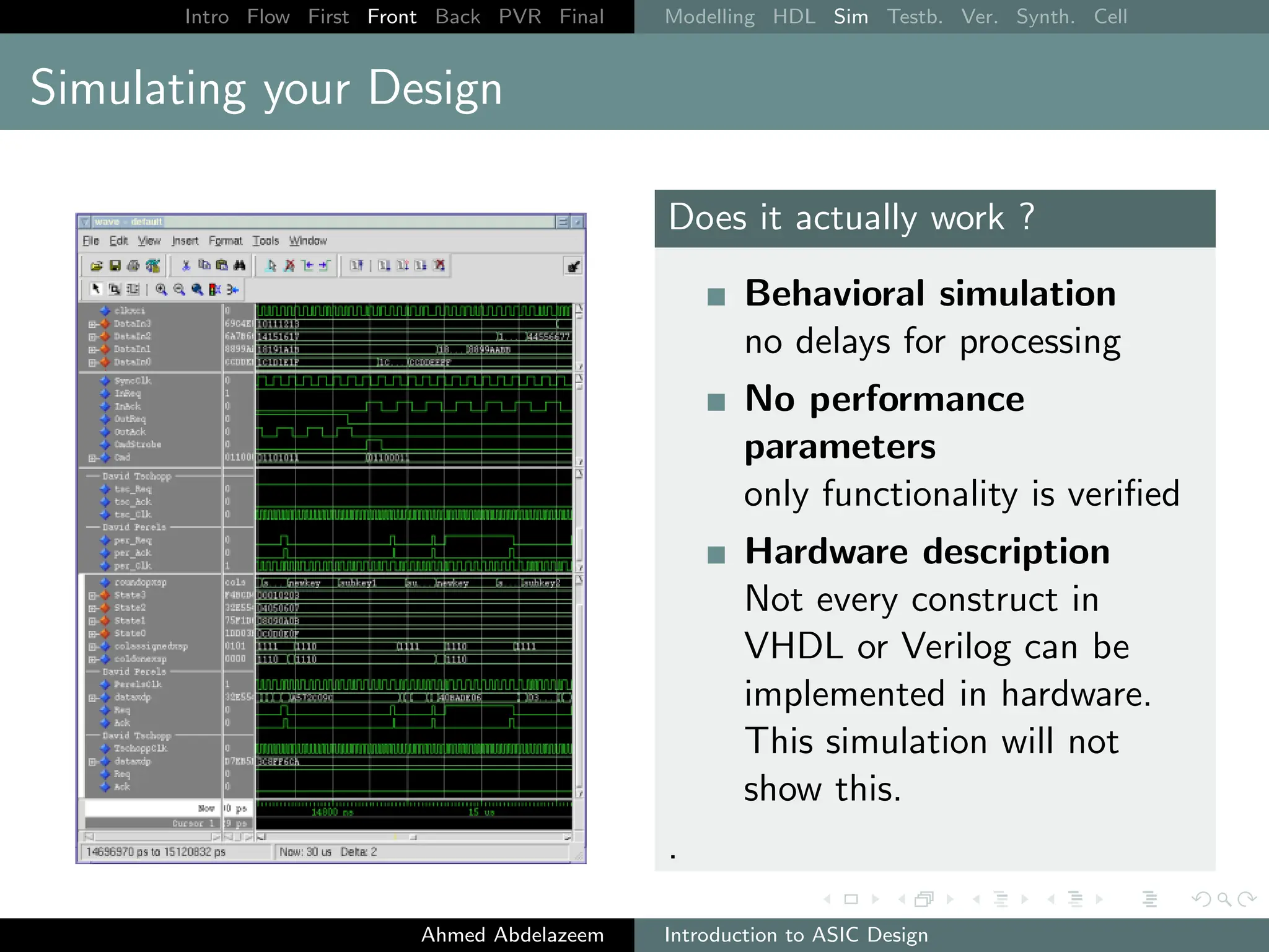 ASIC Design Flow | PDF