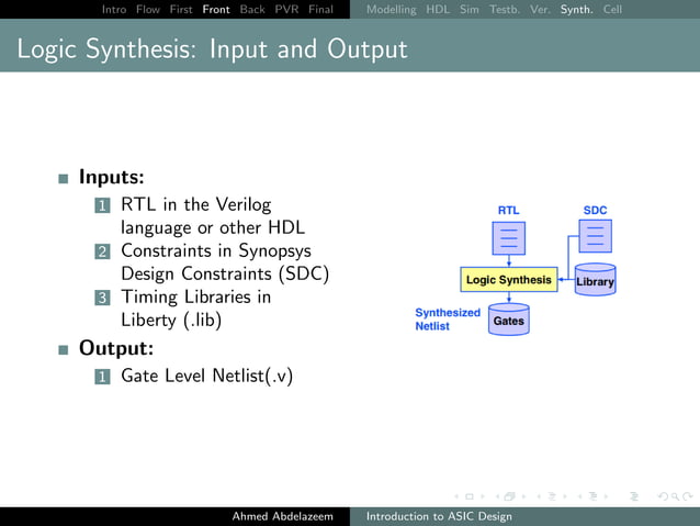 ASIC Design Flow | PDF