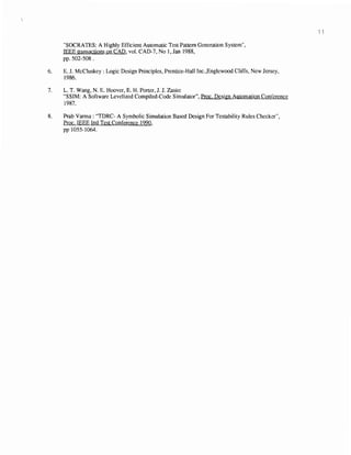 Asic Design For Test Scan Path Approach | PDF