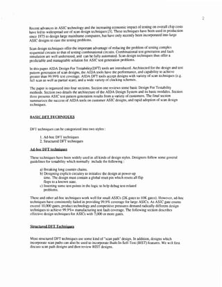 Asic Design For Test Scan Path Approach | PDF | Technology & Computing