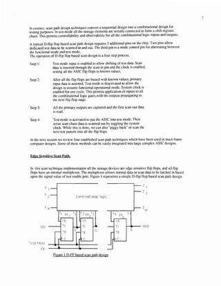 Asic Design For Test Scan Path Approach | PDF