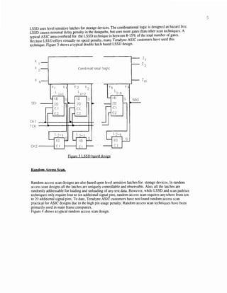 Asic Design For Test Scan Path Approach | PDF