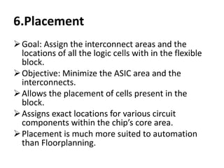 Asic design flow | PPTX