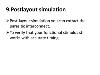 Asic design flow | PPTX