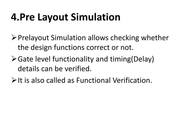 Asic design flow | PPTX