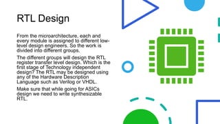 Complete ASIC design flow - VLSI UNIVERSE | PPTX