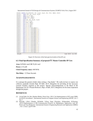 Asic implementation of i2 c master bus | PDF