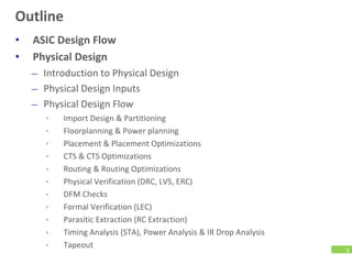 Comprehensive Guide to ASIC Physical Design and Implementation Flow | PDF