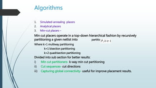 ASIC DESIGN : PLACEMENT | PPT