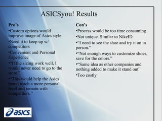Asics Final Presentation | PPT