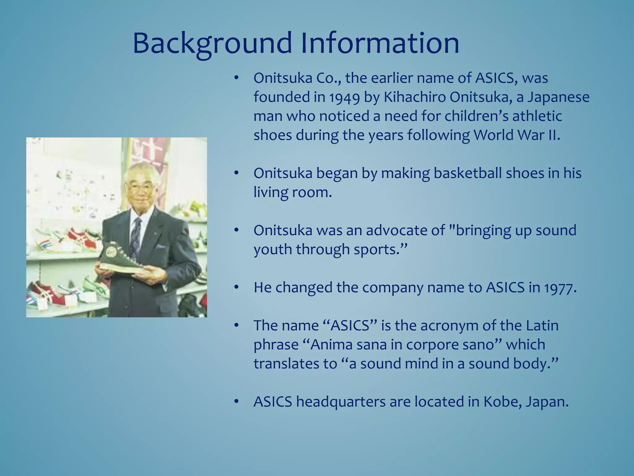 Asics shoe presentation | PPTX