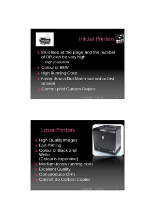AS ICT (OCR) G061 3.1.2 Sofware & Hardware Components lesson slides | PDF