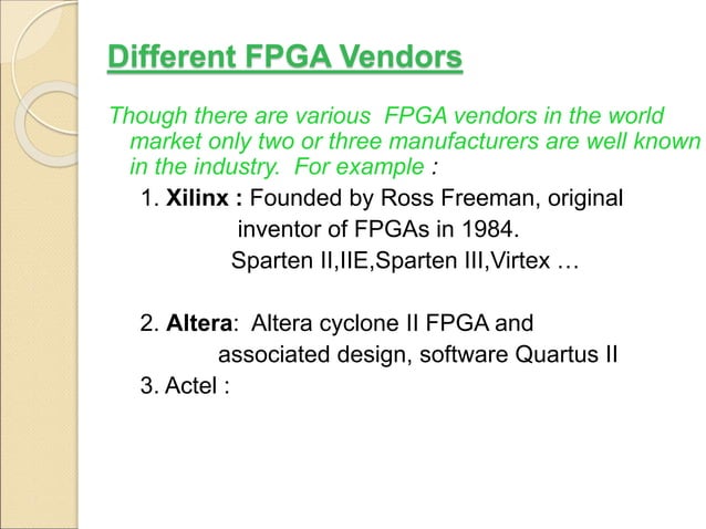 ASIC VS FPGA.ppt | Programming Languages | Computing